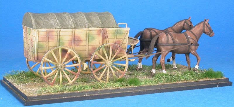 German horse-drawn cart