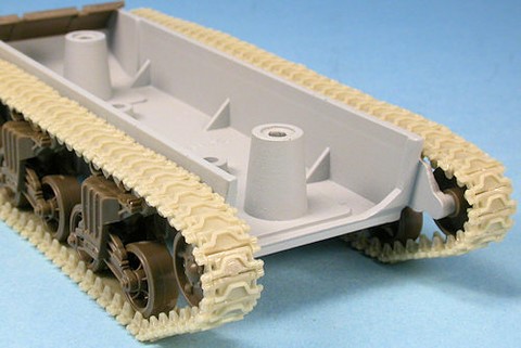 chenilles T54E1 Sherman base Tamiya