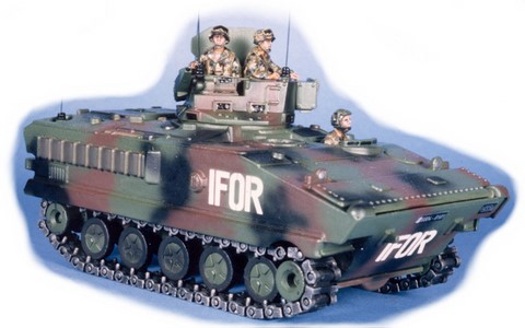 Modern French tank crew