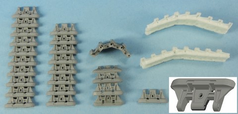 Tamiya-based Churchill Type T-144 tracks